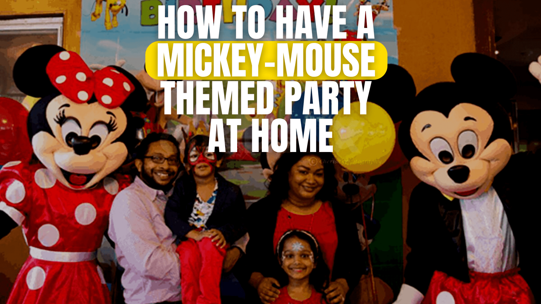 How to have a Mickey-Mouse Themed Party at Home- 1st Birthday ...